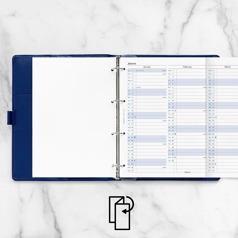 Filofax A4 jaarplanner verticaal 2026 kopen? | FILOFAX | Hummelman ...
